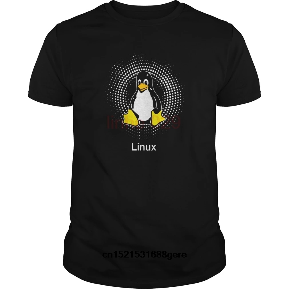 Gildan funny t shirt Linux T shirt computer programmer penguin tshirt ...