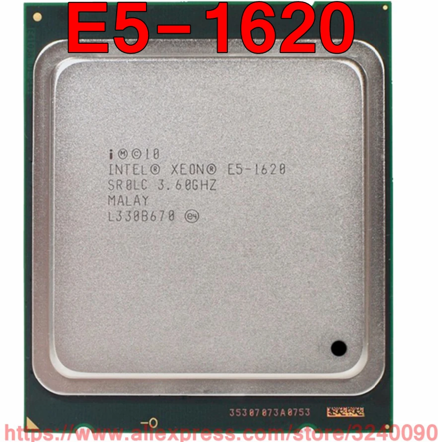 Intel Xeon CPU E5 1620 SR0LC 3.60GHz Quad Core 10M LGA2011 E5 1620 ...