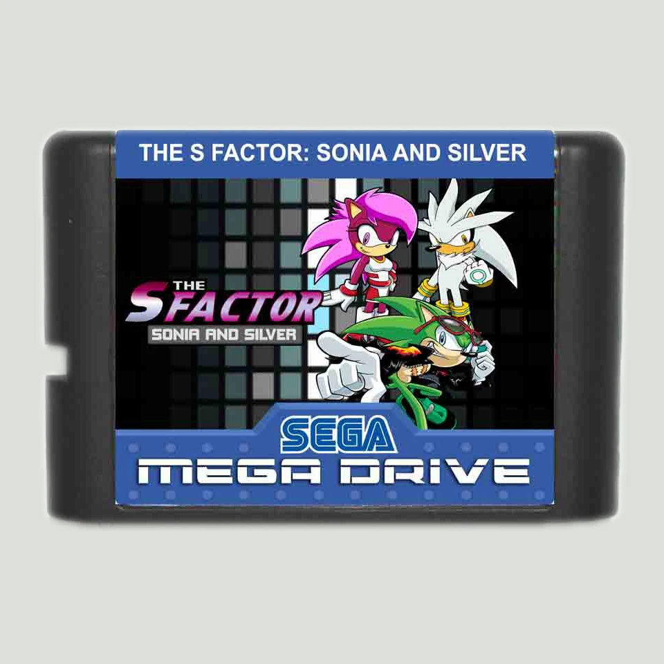 The S Factor Sonia And Silver 16 Bit Md Game Card For Sega Mega Drive ...