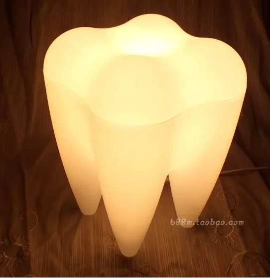 Free shipping ! Novelty Art Deco tooth lamp,unique table lamp,desk lamp ...