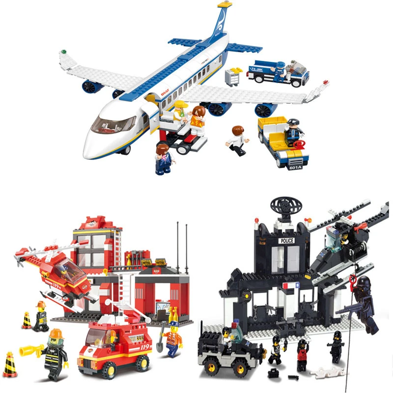Sluban B0367 Aviation Series International Airport Building Blocks ...