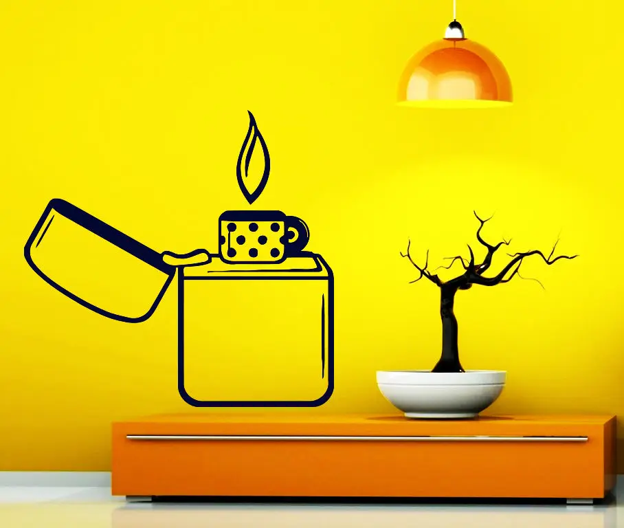The lighter design wall sticker Fine Art Artwork Wall Decals Decal ...