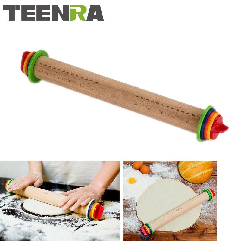 Aliexpress.com : Buy TEENRA 1Pcs Wooden Rolling Pin Fondant Adjustable ... Aliexpress.com : Buy TEENRA 1Pcs Wooden Rolling Pin Fondant Adjustable ...