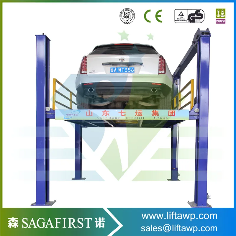 3600kg Double Layers Two 2 Post Hydraulic Car Lift Jack-in Car Jacks ...
