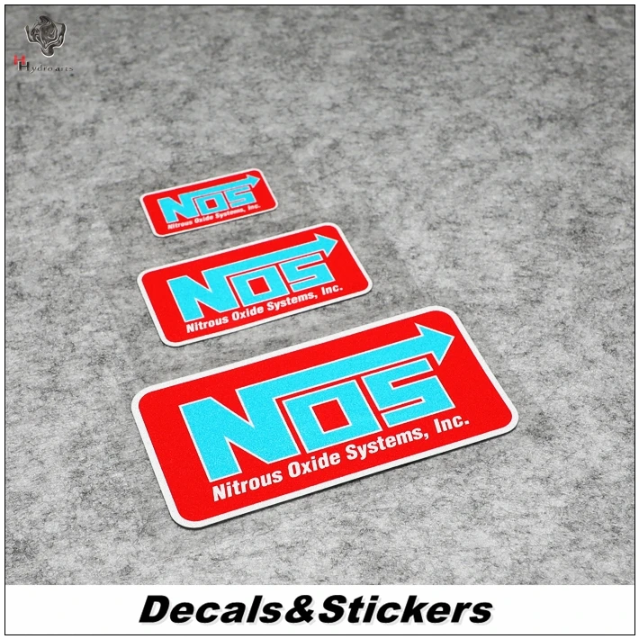 No.s003 Nos Nitrous Oxide System, Inc 3m Reflective Stickers Moto Gp ...