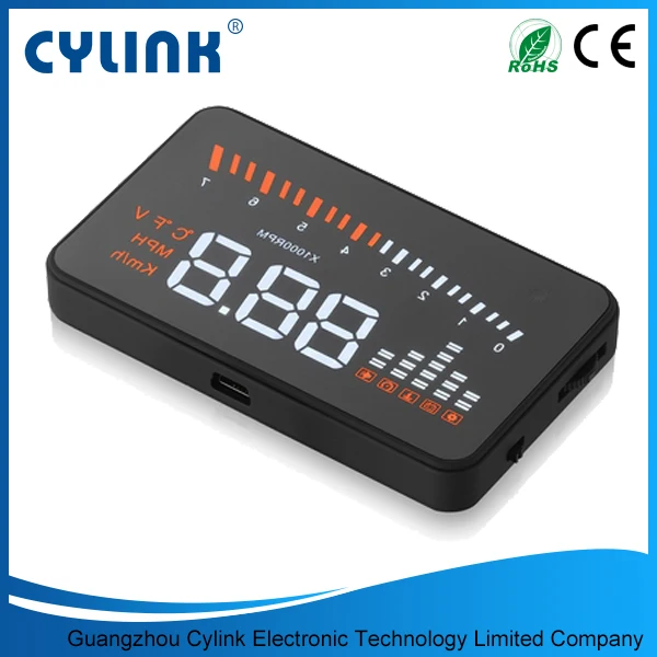 Cylink 3 " vehículo obdii hud display con alta pantalla de luz ...