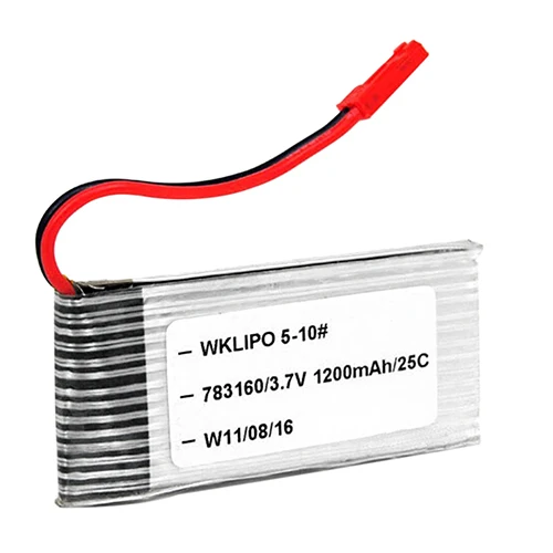 3.7V 1000MAH 1200mAh 25C Lipo Battery For RC Walkera WKLIPO 5#10 5G4Q3 ...