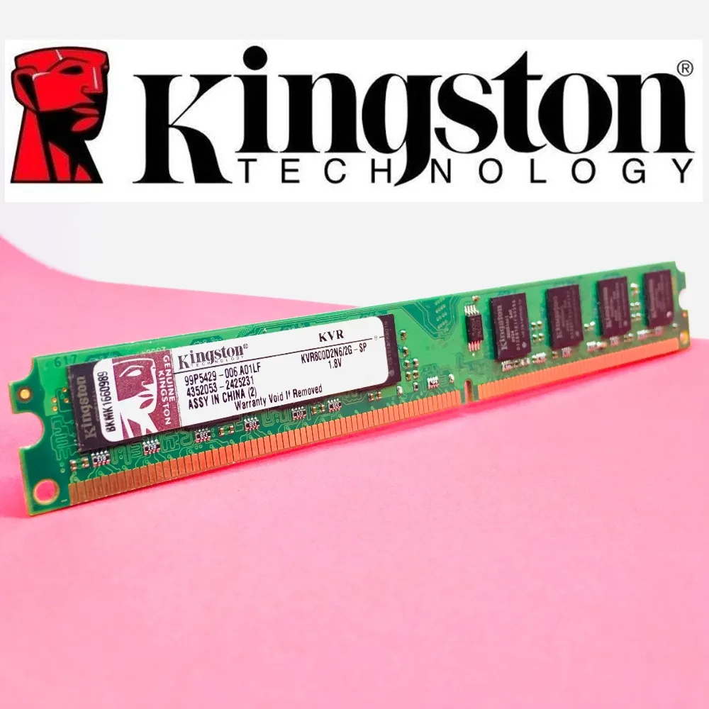 Kingston — RAM PC2 DDR2/DDR3 pour ordinateur de bureau, module de 1/2/4 ...