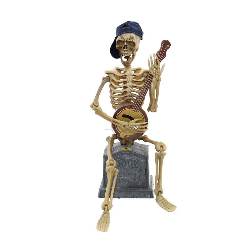 Skeleton Playing Mandolin