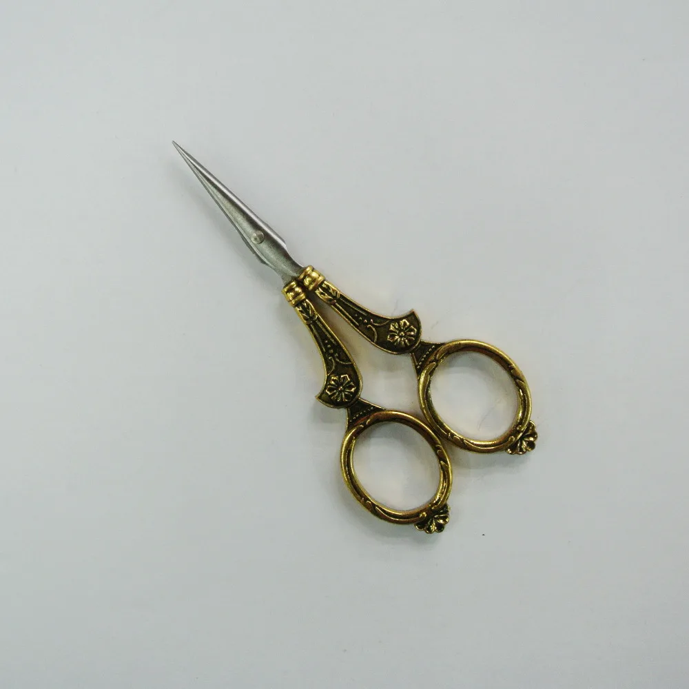 50pcs Lot Golden Plated Antique European Style Scissors - Scissors ...