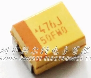 Free Shipping SMD polymer tantalum capacitor 47UF 6.3V 476J 476 6V ...