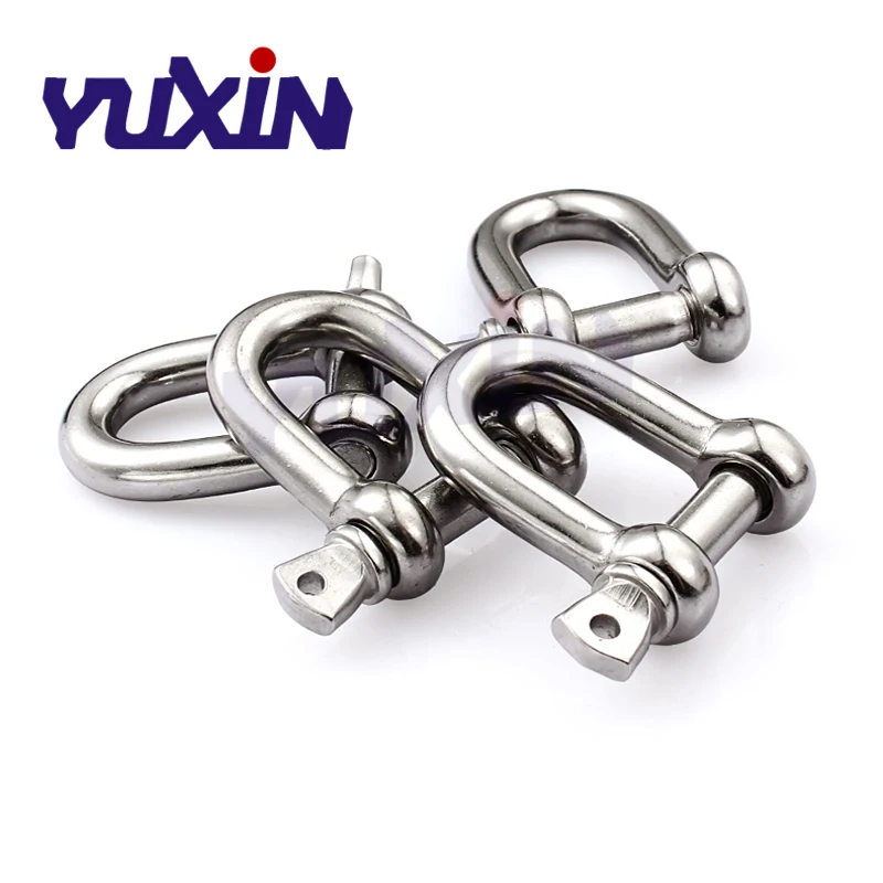 M4-M12 100% A2 Stainless Steel 304 D-type Dee Shackle , High Quality ...