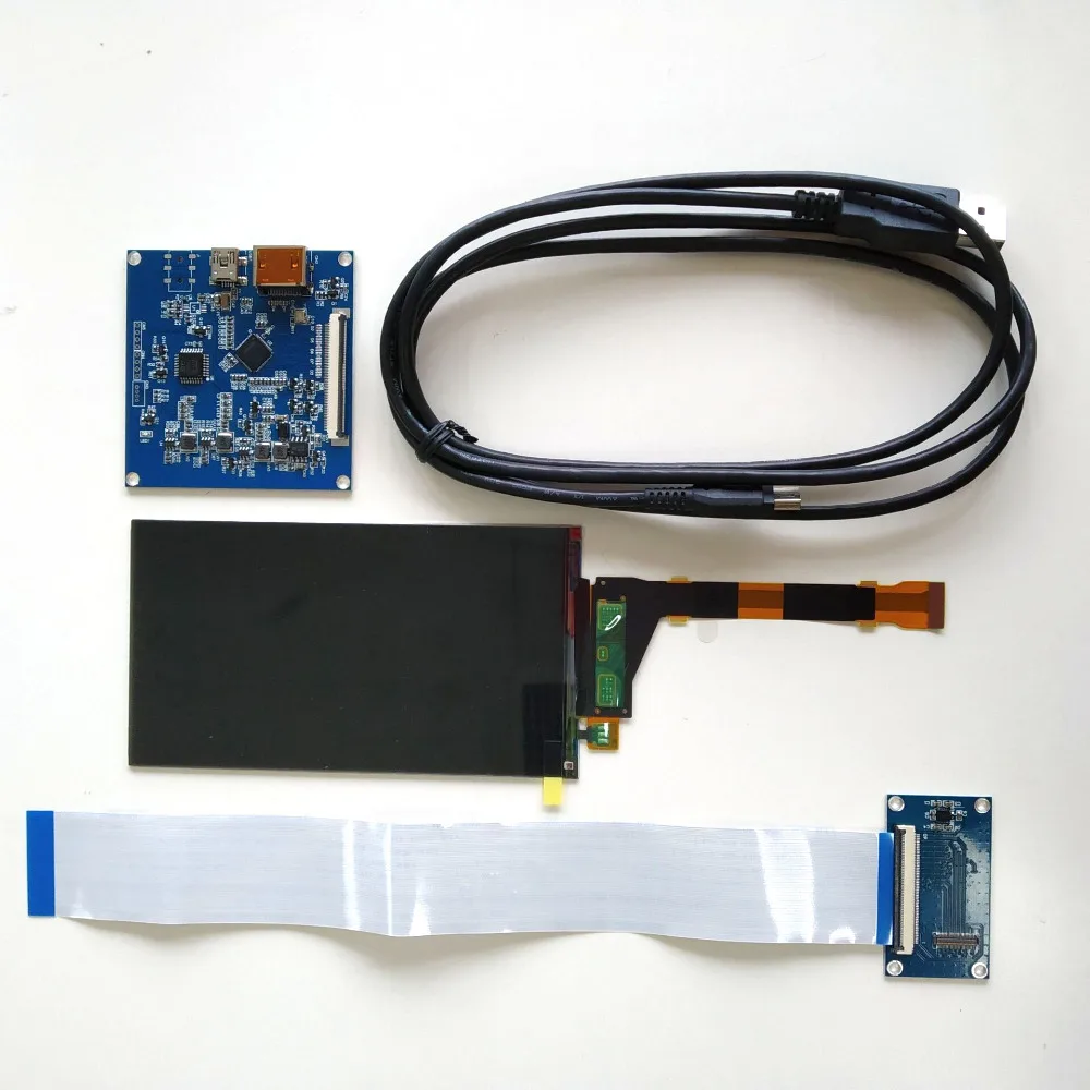 HDMI To MIPI Controller Kit 5.5" 1440x2560 IPS HD LCD LED Panel for 3D ...