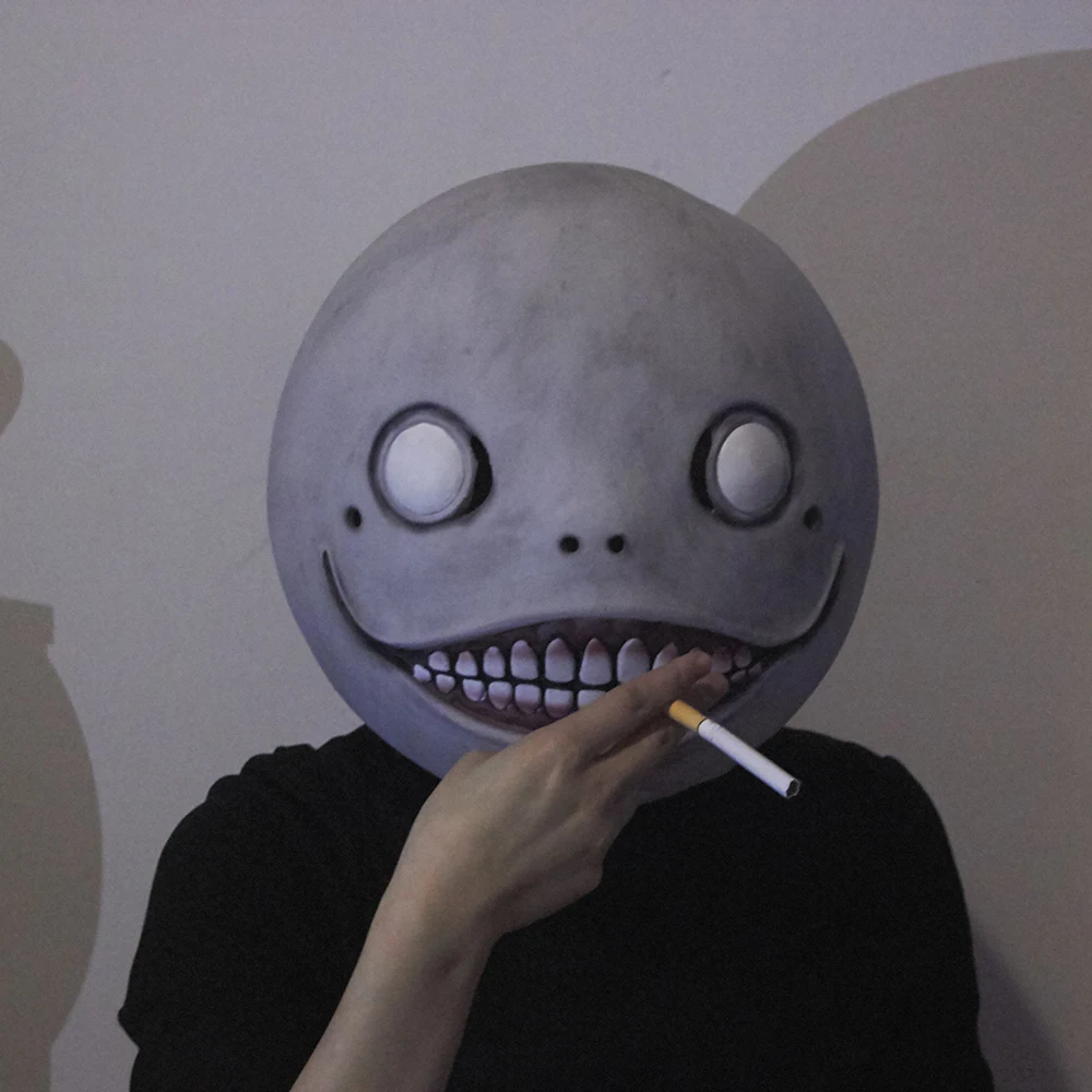 Halloween Game 1:1 Adult Soild NieR: Automata Masks Cosplay Emil Mask ...