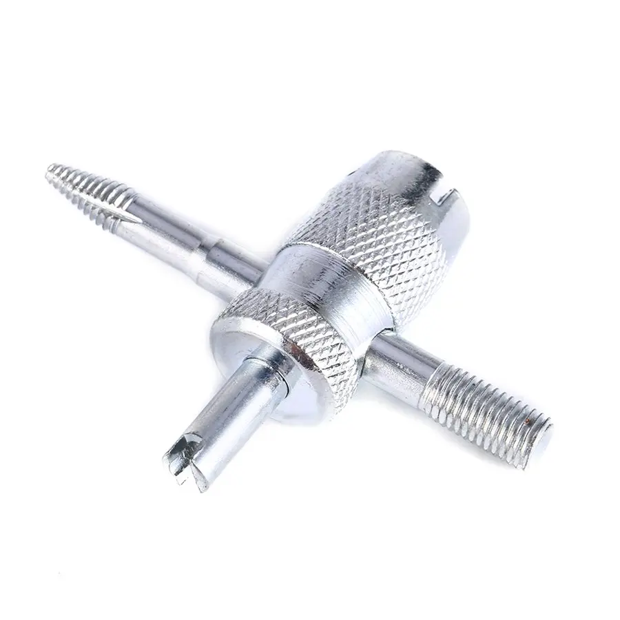 4 Way Car Bike Tyre Screwdriver Valve Repair Tool Tire Stem Core ...