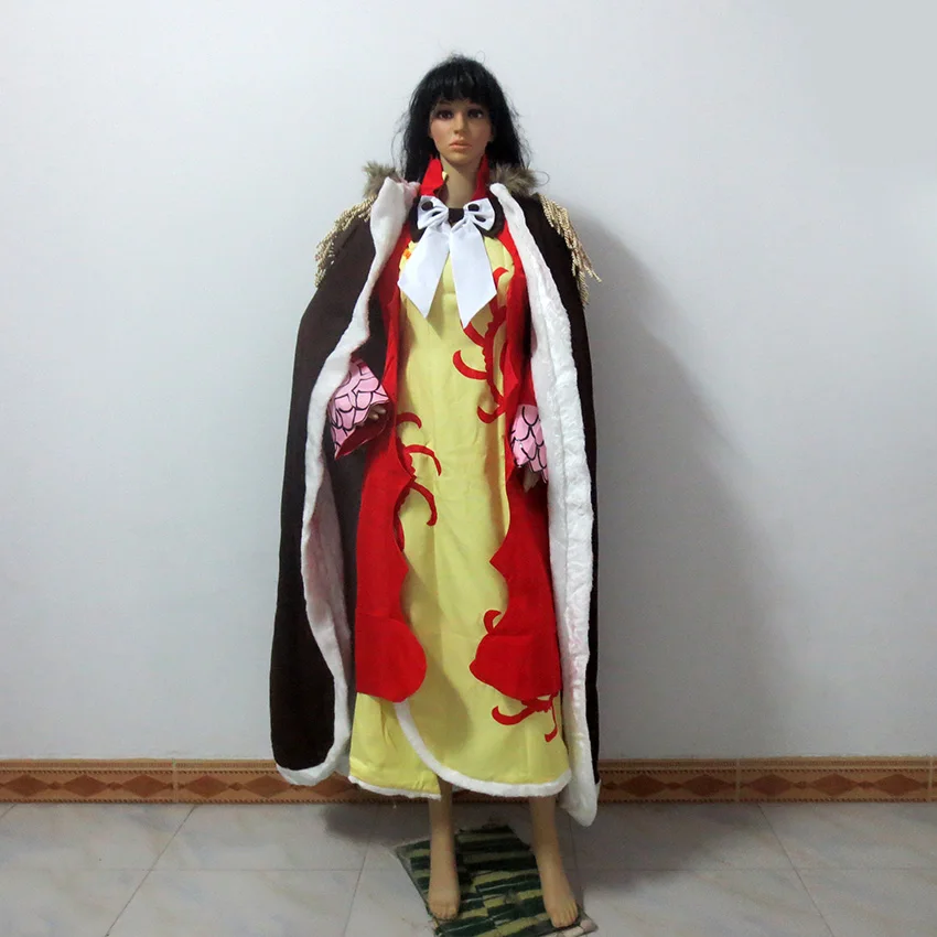 One Piece Cosplay Pirate Empress Boa Hancock Christmas Party Halloween ...