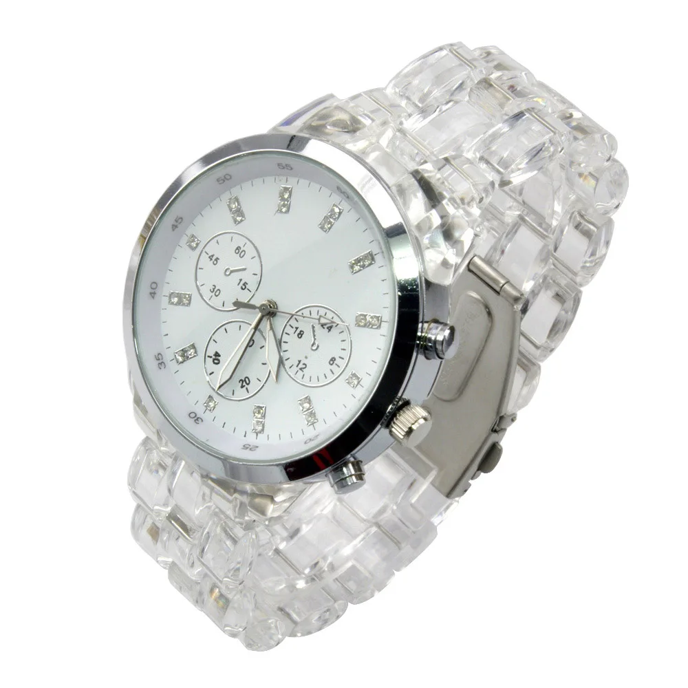 Transparent Series Summer Men Women Unisex Quartz Fashion Wrist Watch ...