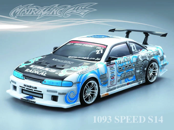 1set Silvia S14 1/10 Drift Rc Pc Body Shell 195 Width Transparent Clean ...