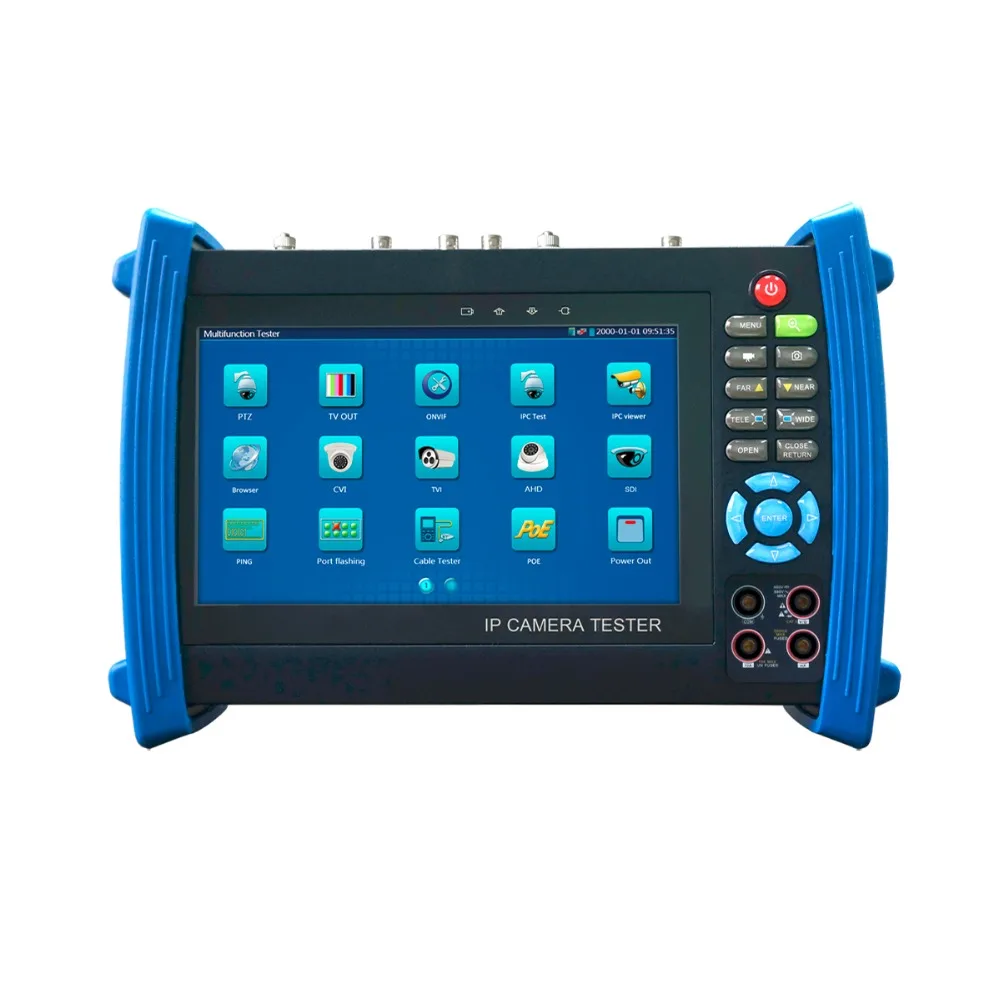 Multi functional IPC 8600MOVTADHS 7'' touch Screen IP IPC Analog TVI ...