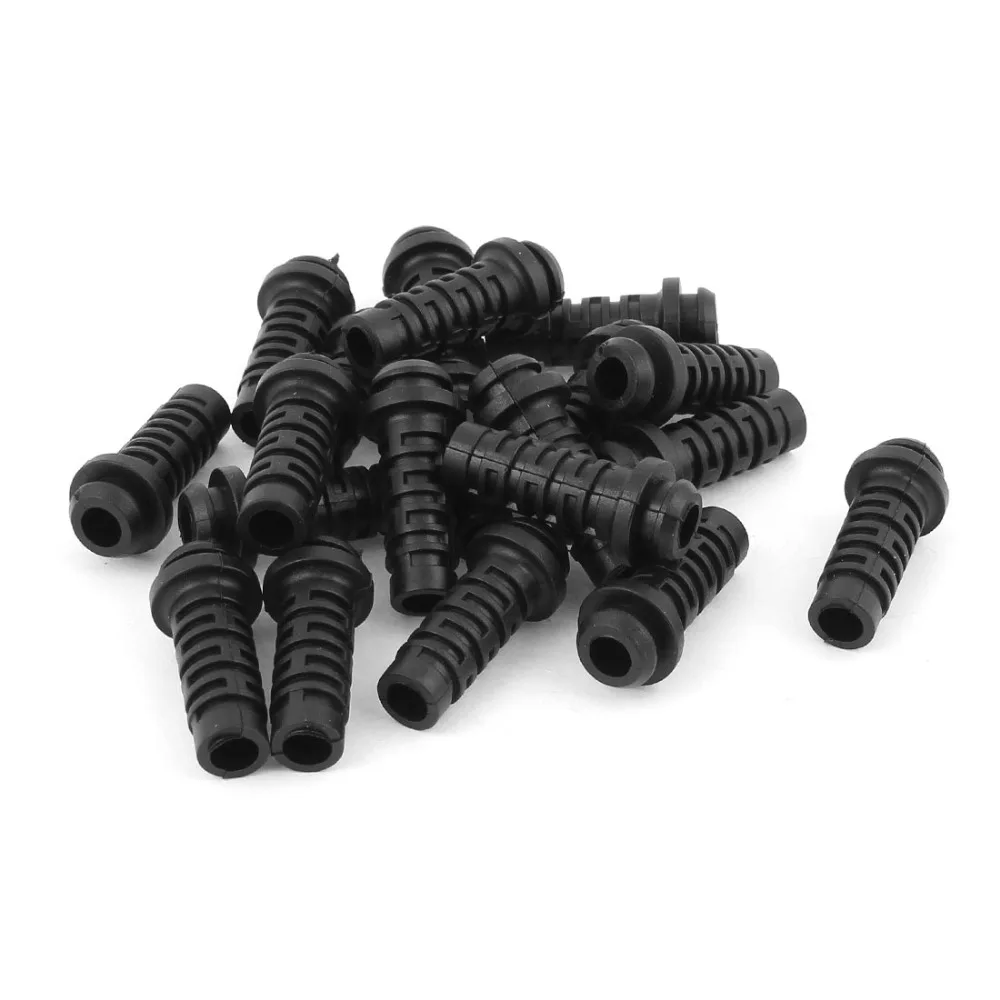 20pcs 27x8x5mm Rubber Strain Relief Cord Boot Protector Wire Cable ...
