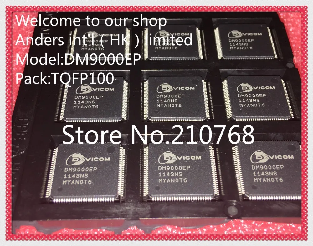 10 pçs/lote DM9000EP DM9000 LQFP100|davicom dm9161aep|davicom - AliExpress