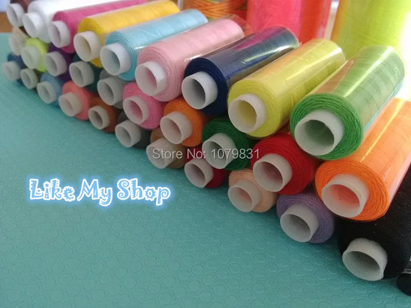 250 yards x 30 different colors sewing thread kit as DIY kit for hand ...
