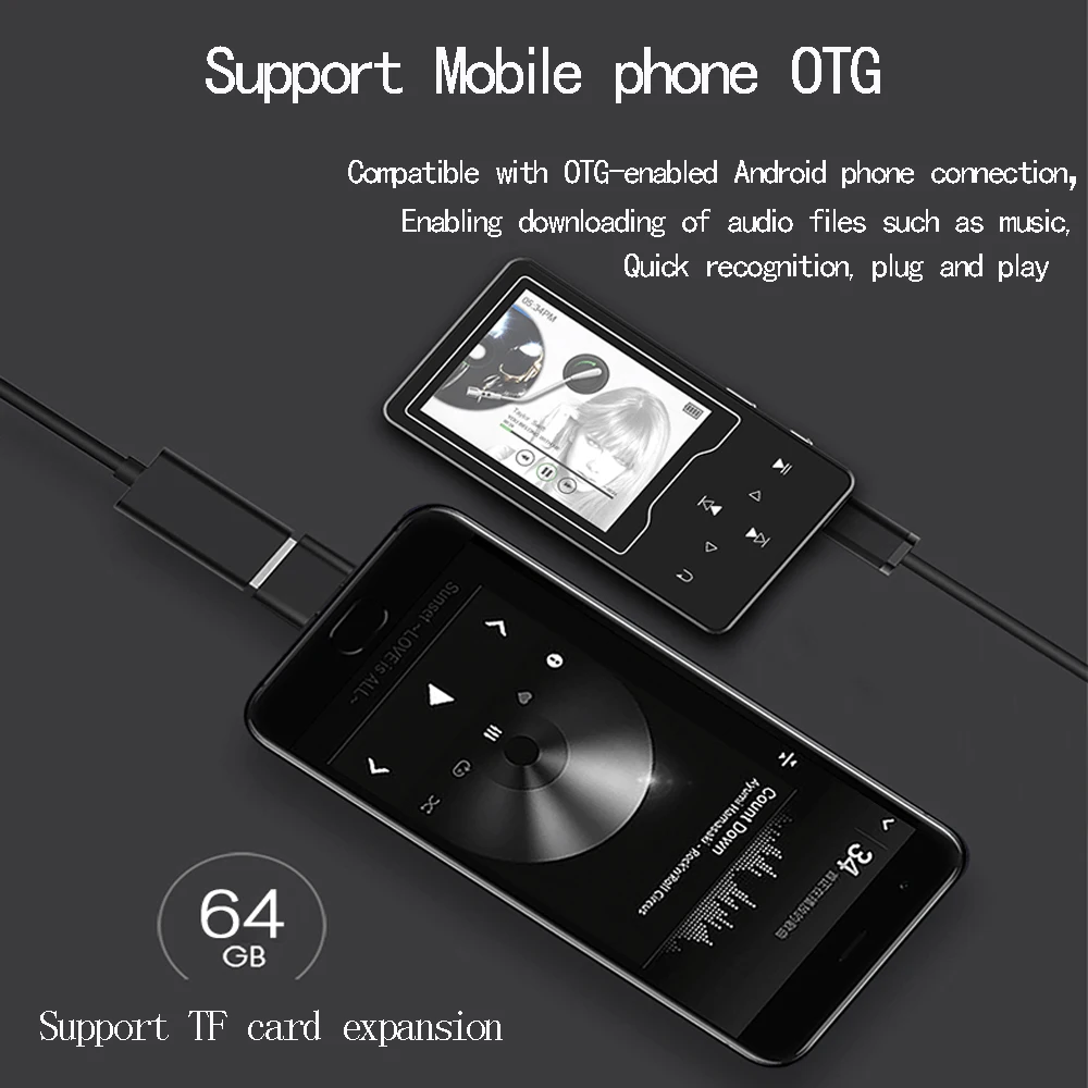 CHENFEC D08 student model Smart mp4 video player Ultra thin touch ...