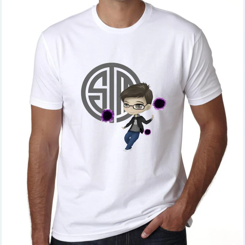VINCKWTSV North American Game Team T Shirt TSM Team Solo Mid Print Men ...