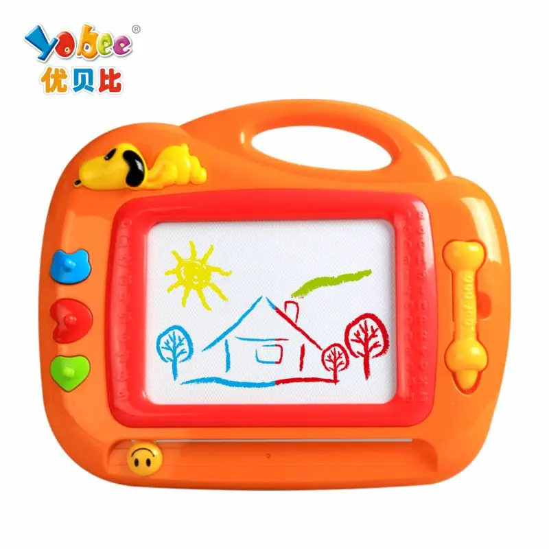 Yobee Real Crafts Toy Color Dog Plastic Magnetic Large Drawing Board ...