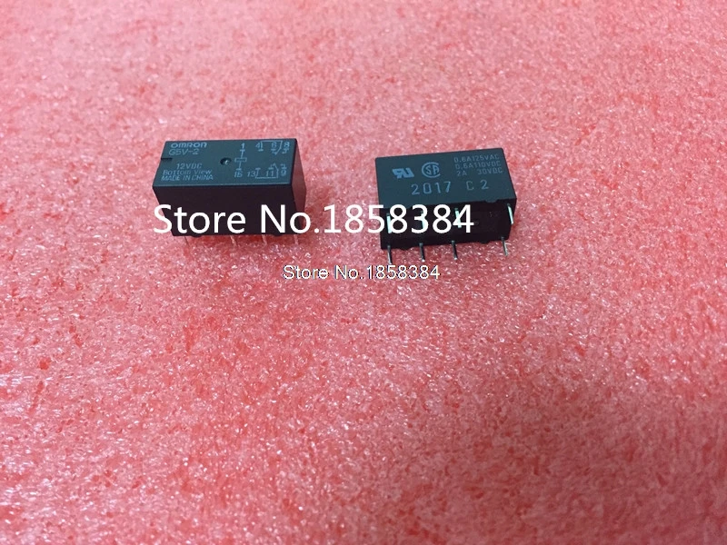 Relé de señal de bajo coste, 10 unids/lote, nuevo, original, auténtico, certificado ROHS, G5V 2 ...