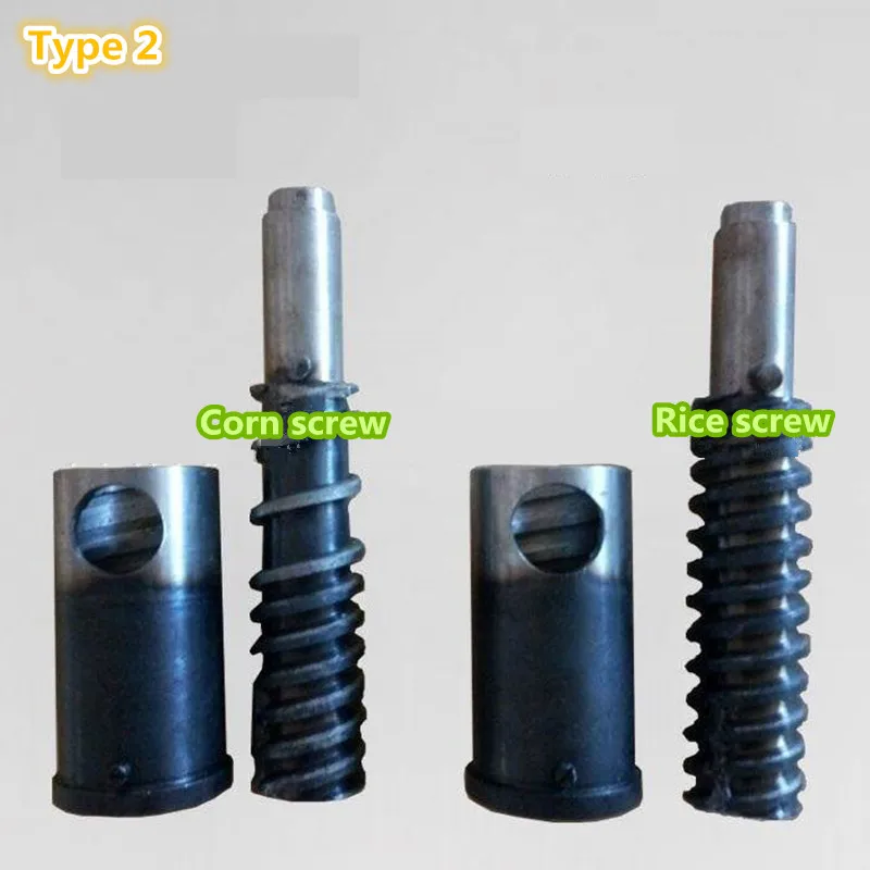 Corn extruder part rice puffing machine corn screw rice screw set use ...