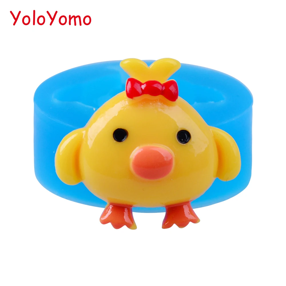 D515YL 31.4mm Chicken Silicone Mould Animal Mold Fondant, Sugarcraft ...