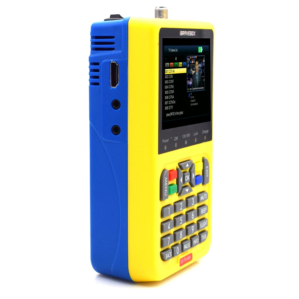 KKMOON V8 Finder Satellite Finder DVB-S2 Receiver Digital Signal Meter ...