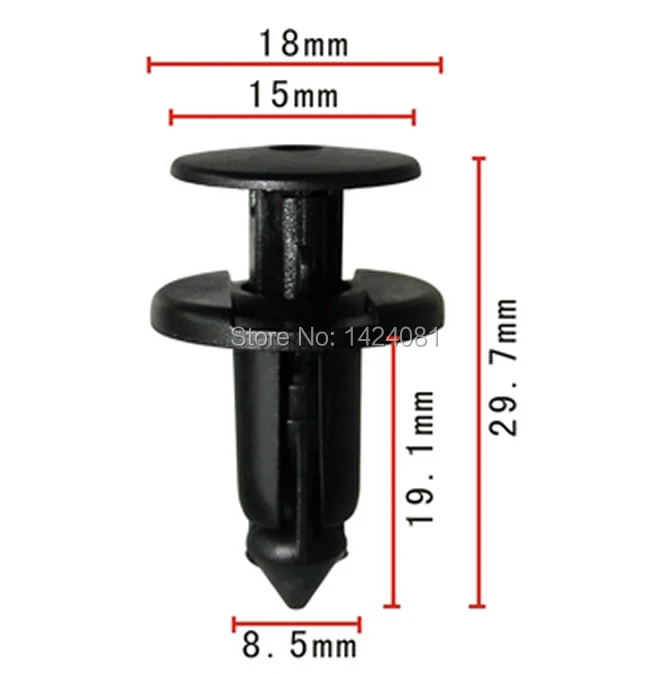 500x OEM for Lexus Toyota 75867 30120 7586730120 Rocker Moulding Push ...