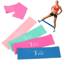 Brand Resistance Band Set 4 Color Available Latex Gym Strength Training ...