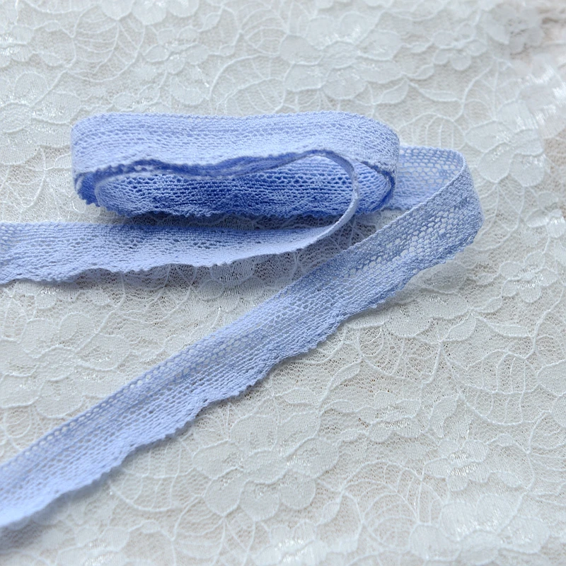 Cielo azul encaje de algodón 1,7 cm ancho encaje accesorios ropa ...