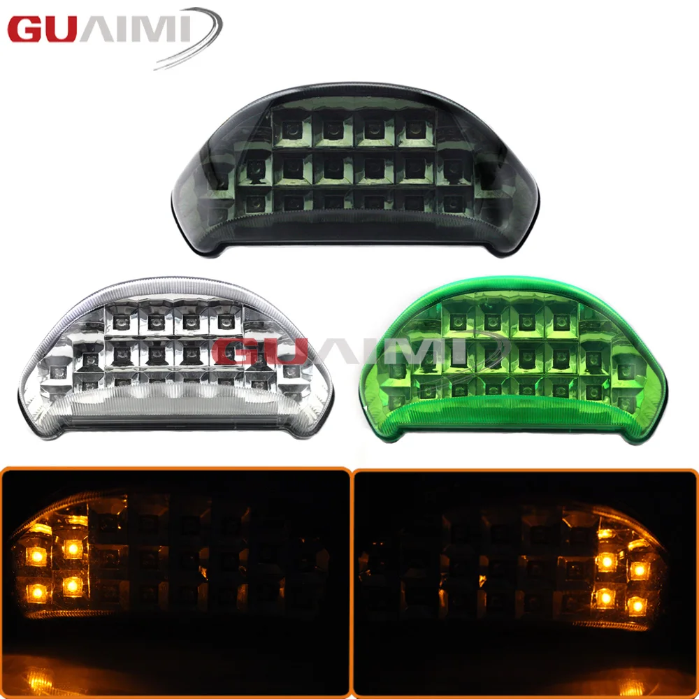 Motorcycle LED Tail Light Turning Singal Light Stop Lamp Brake Light ...