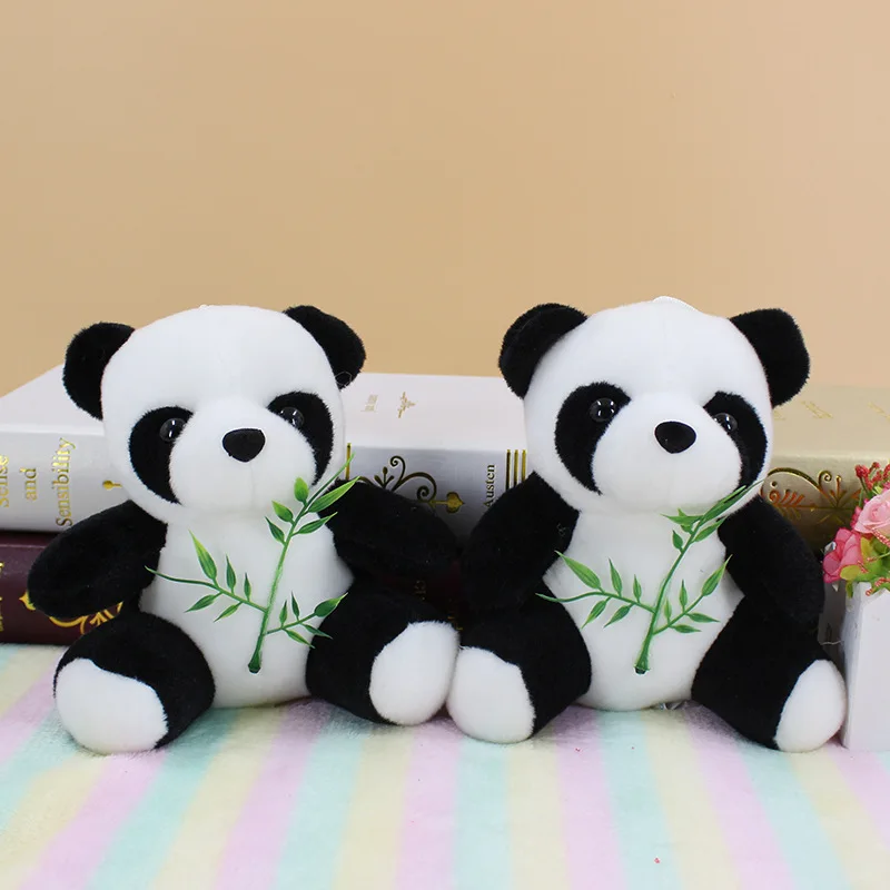 Cute Panda Plush Toy Small 18cm Lovely Panda Soft Doll One Lot/ 10 Pcs ...
