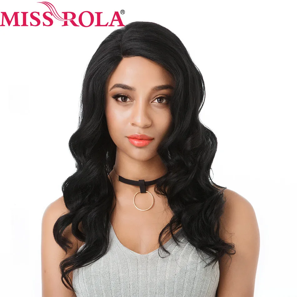 Miss Rola Synthetic Lace Front Wig For Women Brazilian Body Wave Lace ...