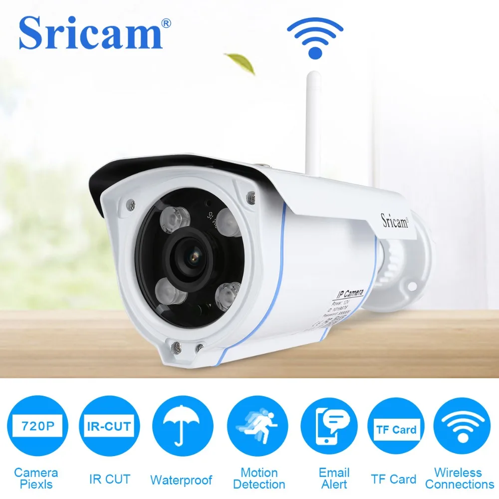 Sricam SP007 720P HD IP Camera WIFI 2.4 P2P IR Cut Night Version ...