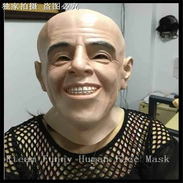 Top Grade Human Skin mask latex silicone Ex Machina realistic Man Face ...
