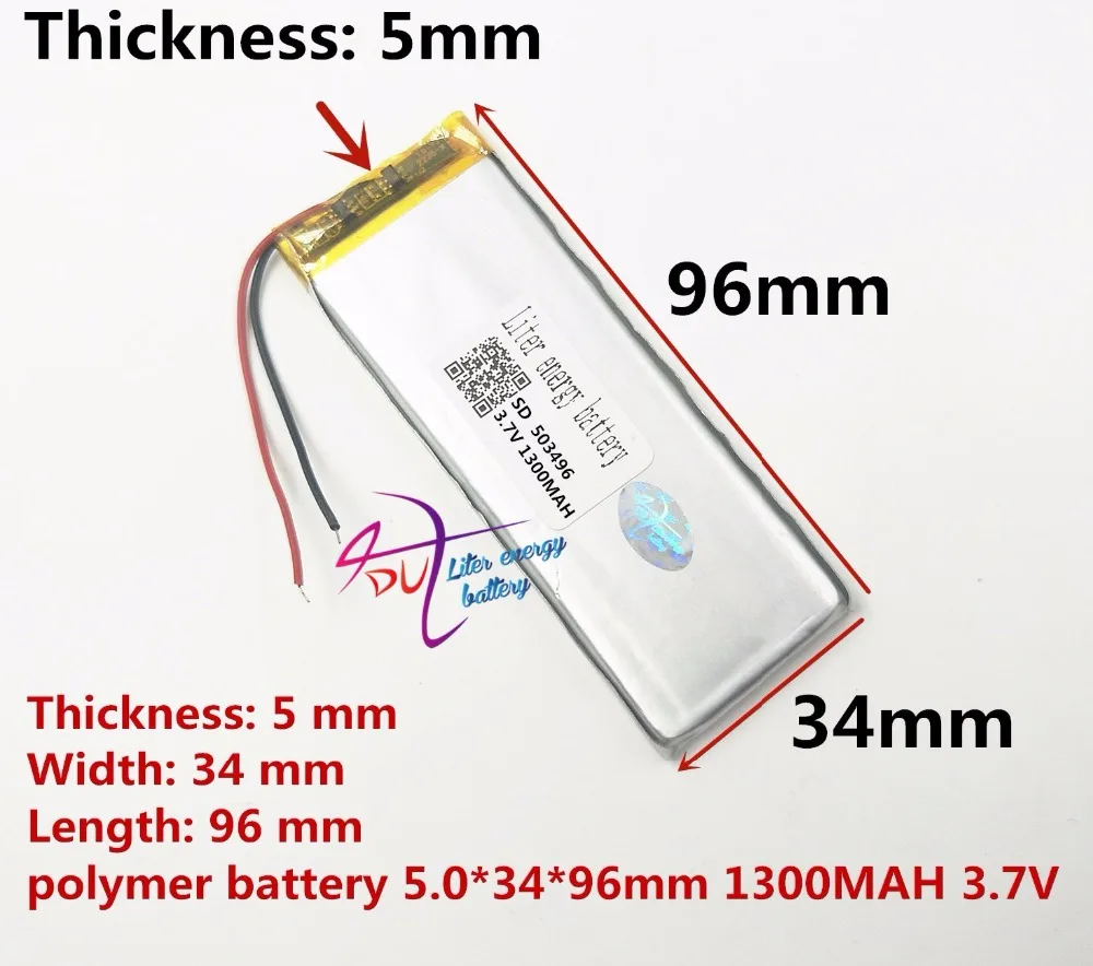 Best Battery Brand 3.7v Polymer Lithium Battery 503496 503595 Gps 7 ...
