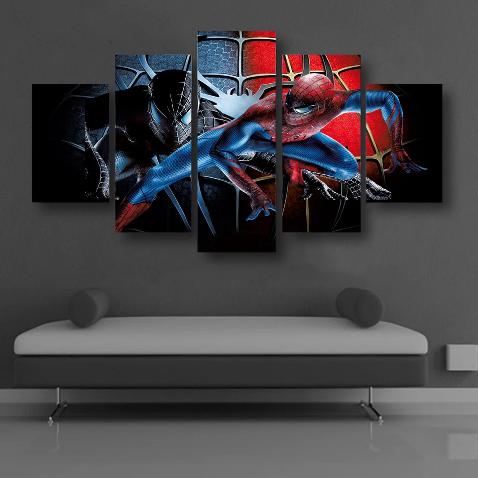 HD Impresso Batman Filme decoração da sala de Pintura Da Lona de ...
