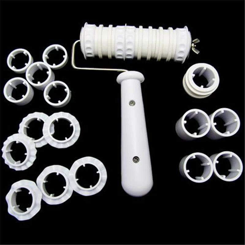 Cooking Tools Fondant Ribbon Stripe Bow Cutter Roller Embosser ...