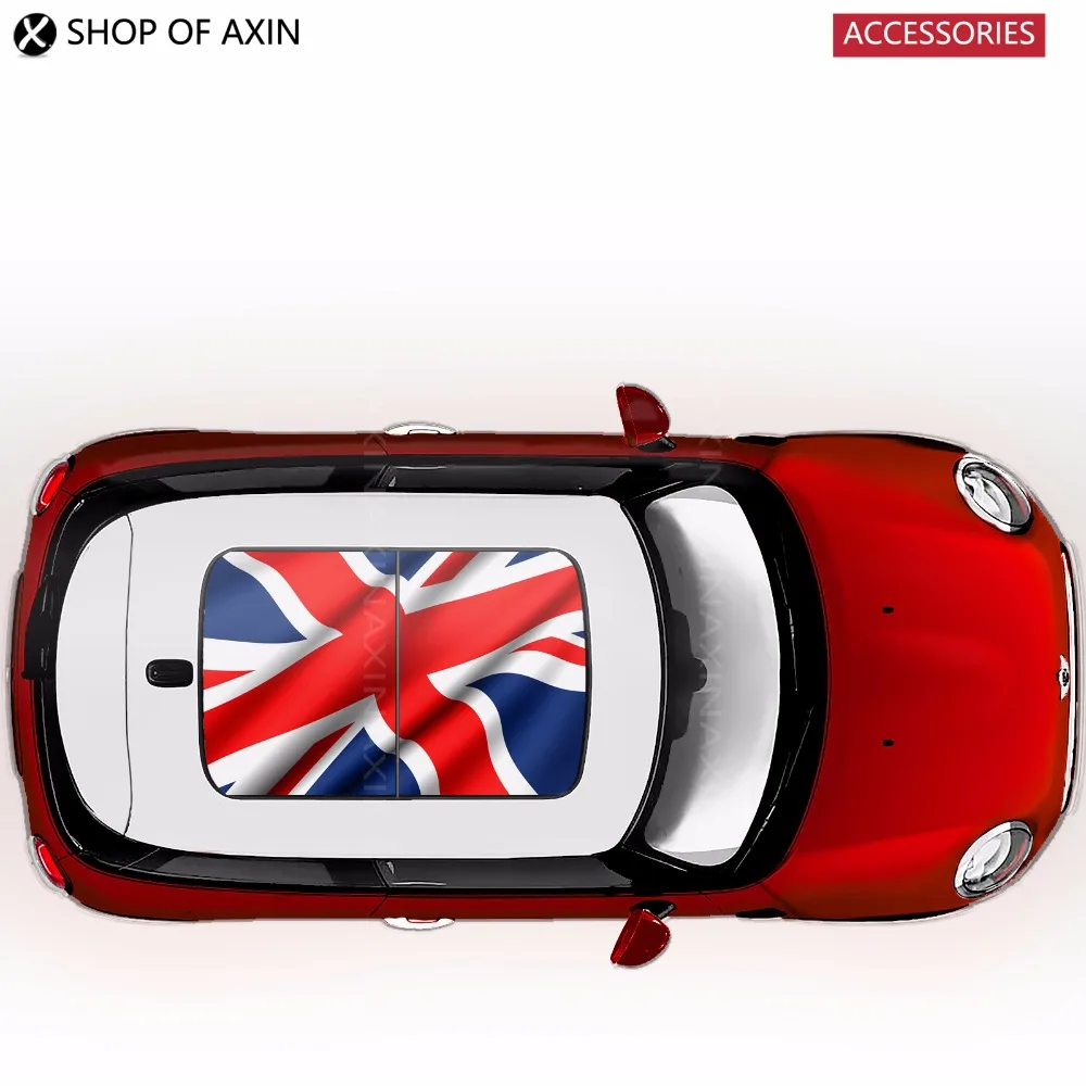 Sunroof Sticker sun Graphics Decoration Wave UK For Mini Cooper clubman ...
