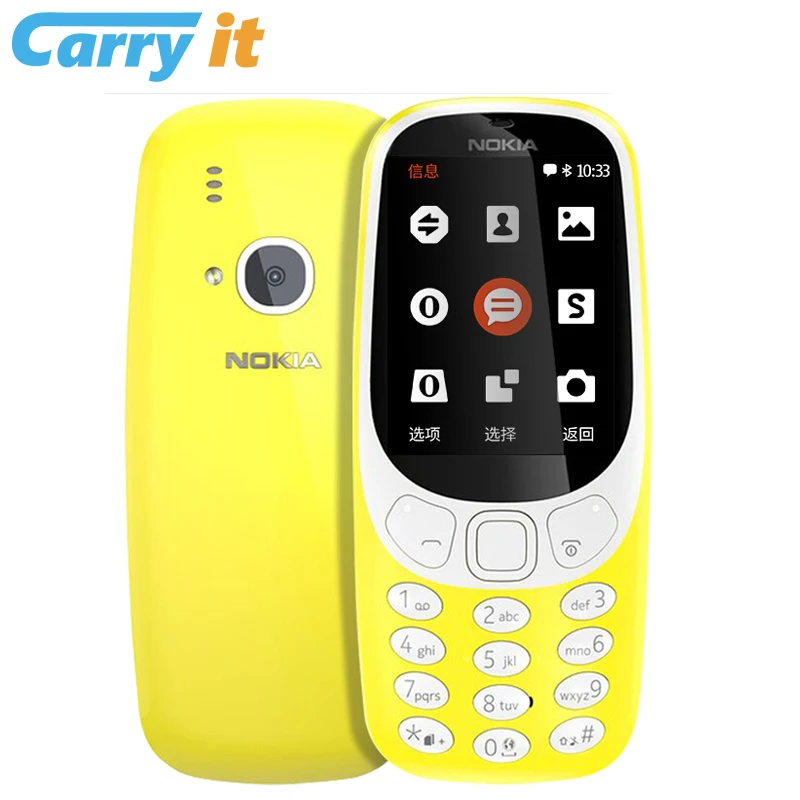 Original Nokia 3310 (ta-1030) 2017 Keyboard 2.4 Inch Screen 2mp Gsm ...