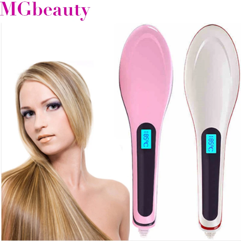 MGbeauty Hair Straight Comb Not to Hurt The Hair Ceramic Electric ...