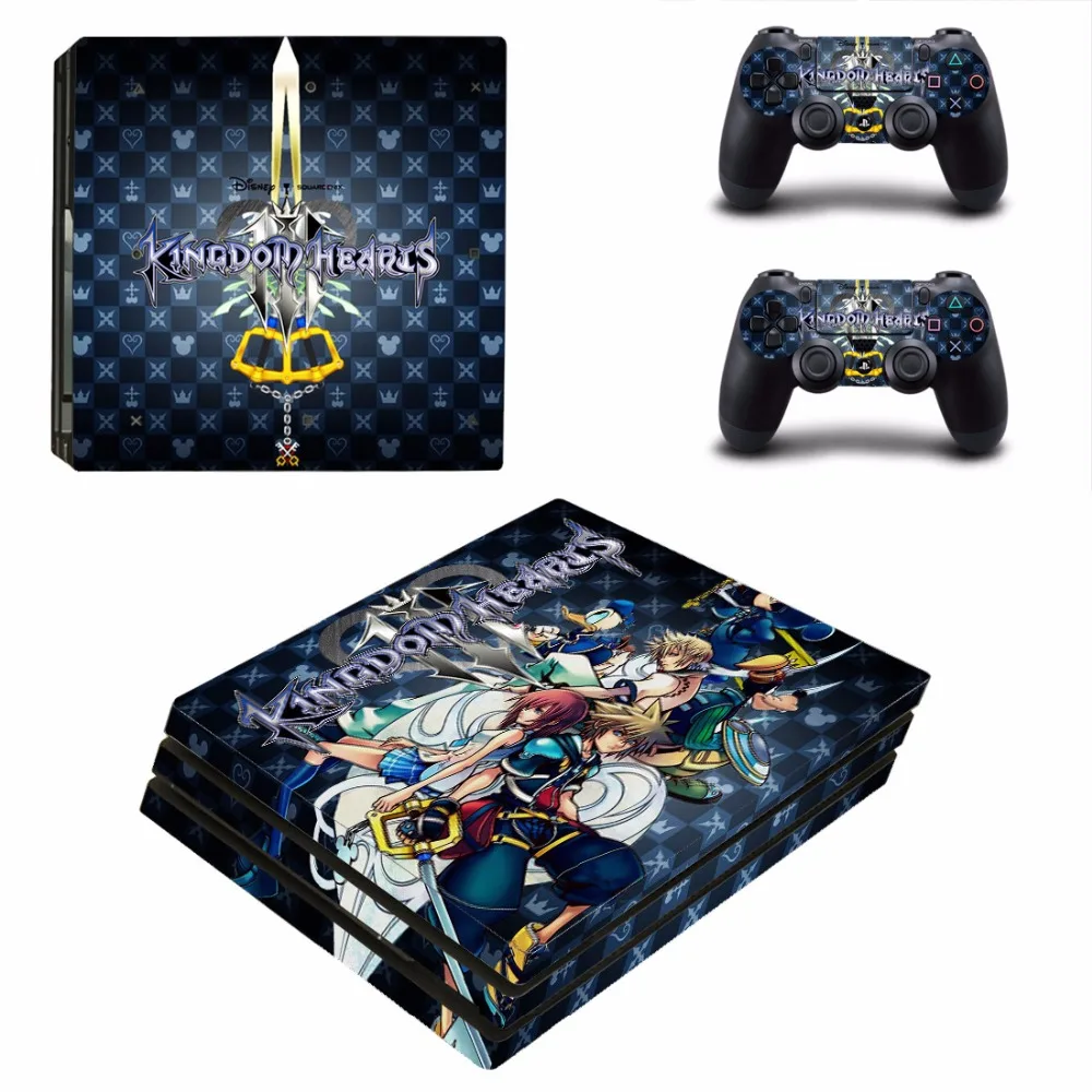 Kingdom Hearts Skin Sticker for PS4 Pro Console and Controller ...