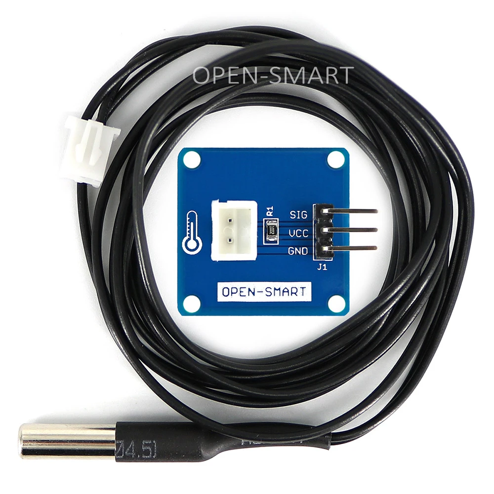 Waterproof NTC Thermistor Temperature Sensor Probe Cable + Adapter ...