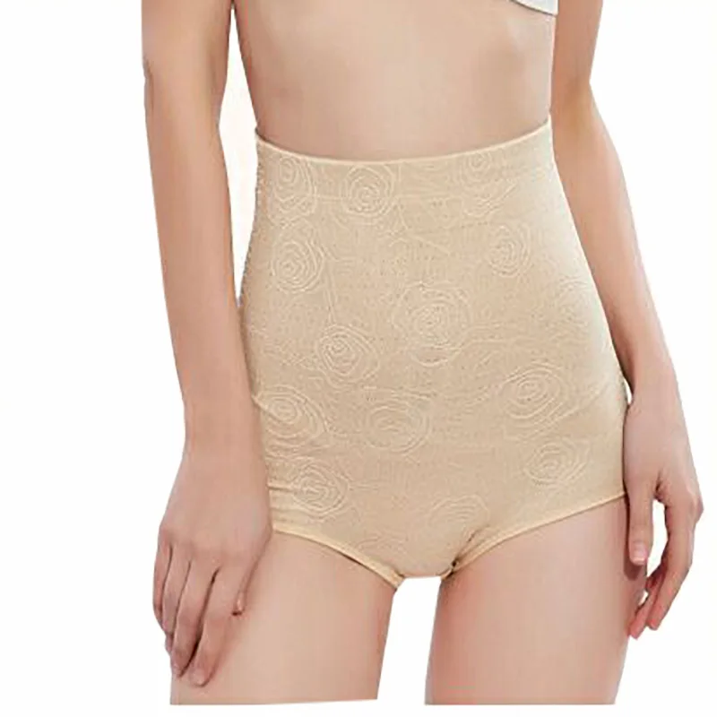 Ladies Slim Underwear Women Shapewear Briefs Thin Mid Lumbar Abdomen